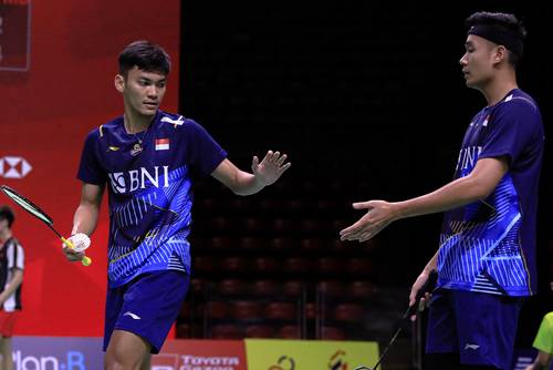 Thailand Open 2023 - Bagas/Fikri Bangkit dan Singkirkan Unggulan Pertama